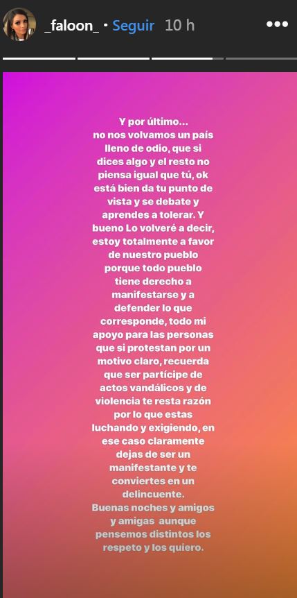 La postura de Faloon Larraguibel sobre los saqueos en Chile - m360.cl