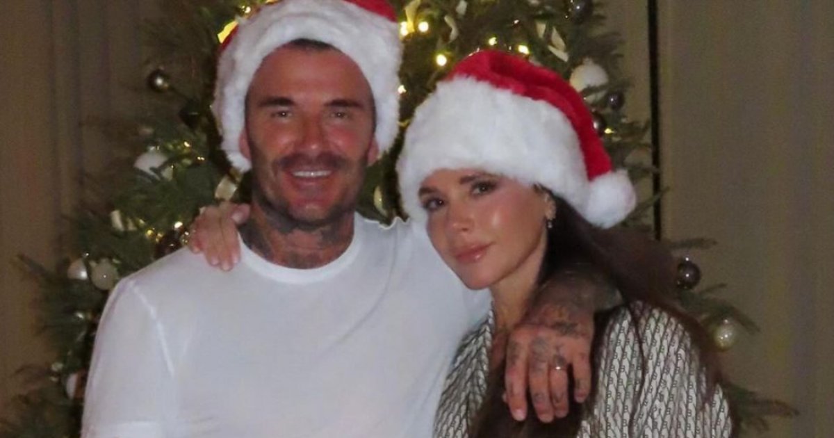 ¡Santa llegó antes! Victoria y David Beckham compartieron su postal ...